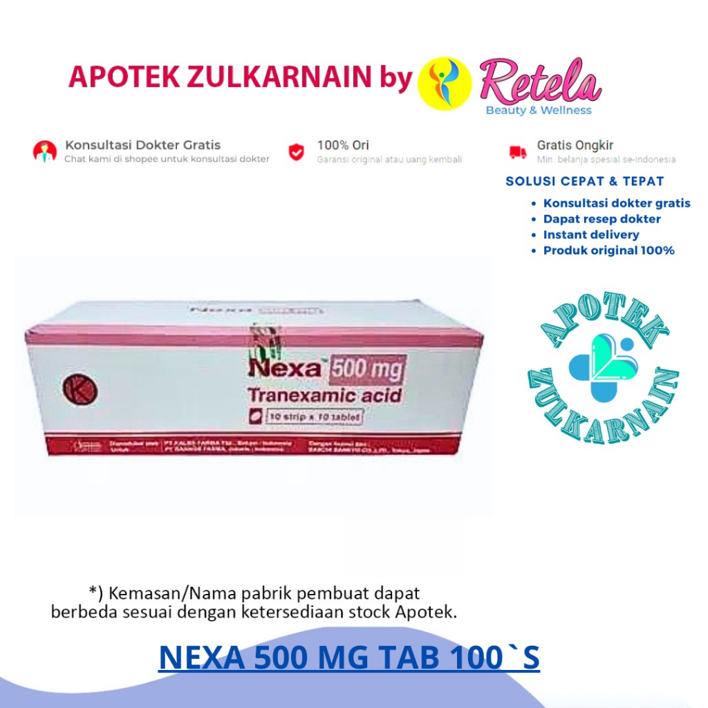 Jual Nexa 500Mg Tab 100`S | Shopee Indonesia