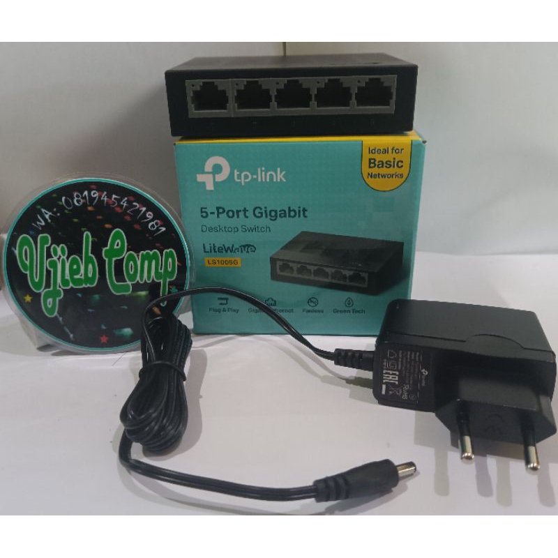 Jual Tp-link Switch Hub Gigabit LS1005G 5 Port 10/100/1000Mbps | Shopee ...