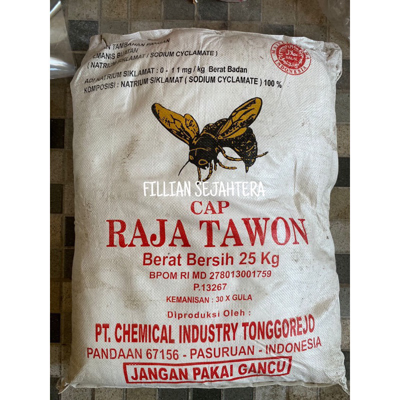 Jual Pemanis Buatan Cocok Makanan & Minuman Natrium Siklamat Cap Raja ...