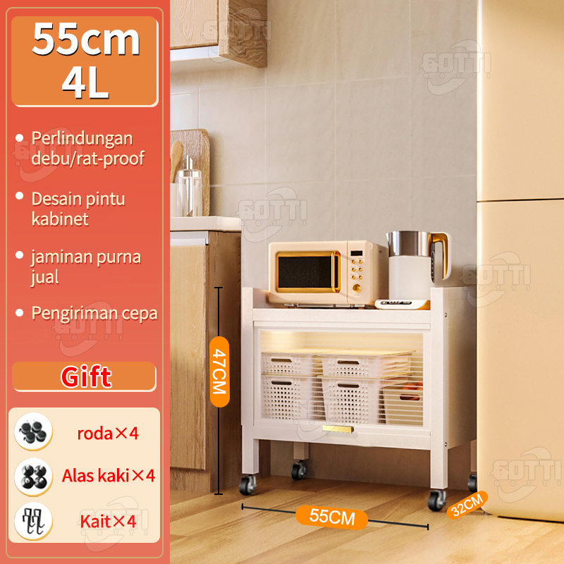 Jual 4/5L Lemari Dapur Lemari Piring Minimalis Rak Lemari Rak Kabinet ...