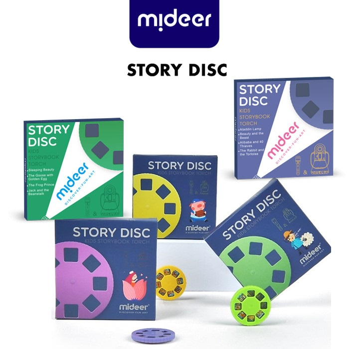 Jual Mideer Story Disc Kids Story Book (piggy cover) / Kaset Cerita ...