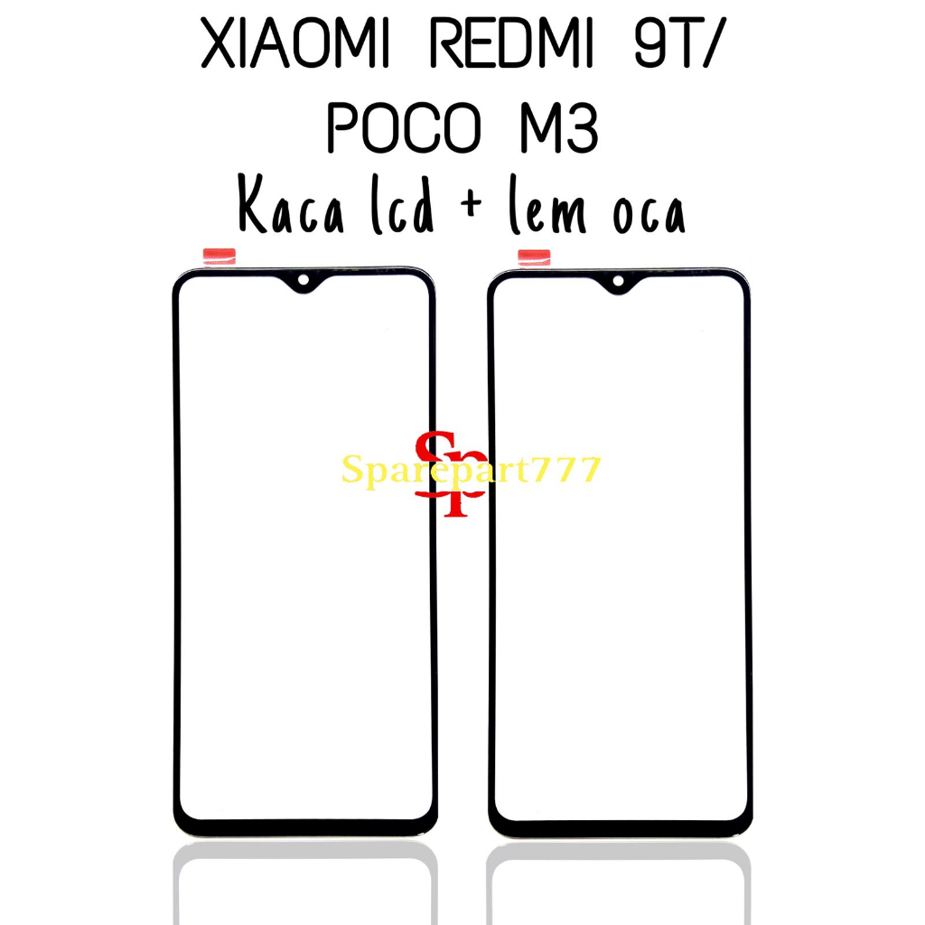 Jual Kaca Glass Plus Oca Xiaomi Redmi 9T / Poco M3 - Layar Kaca Sentuh | Shopee Indonesia