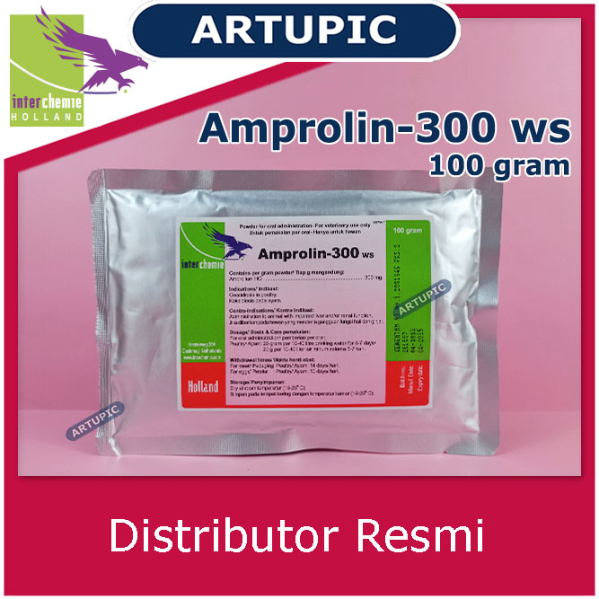 Jual Amprolin 300 WS 100 gram Obat Koksidiosis AMPUH Anti Koksi Hewan ...