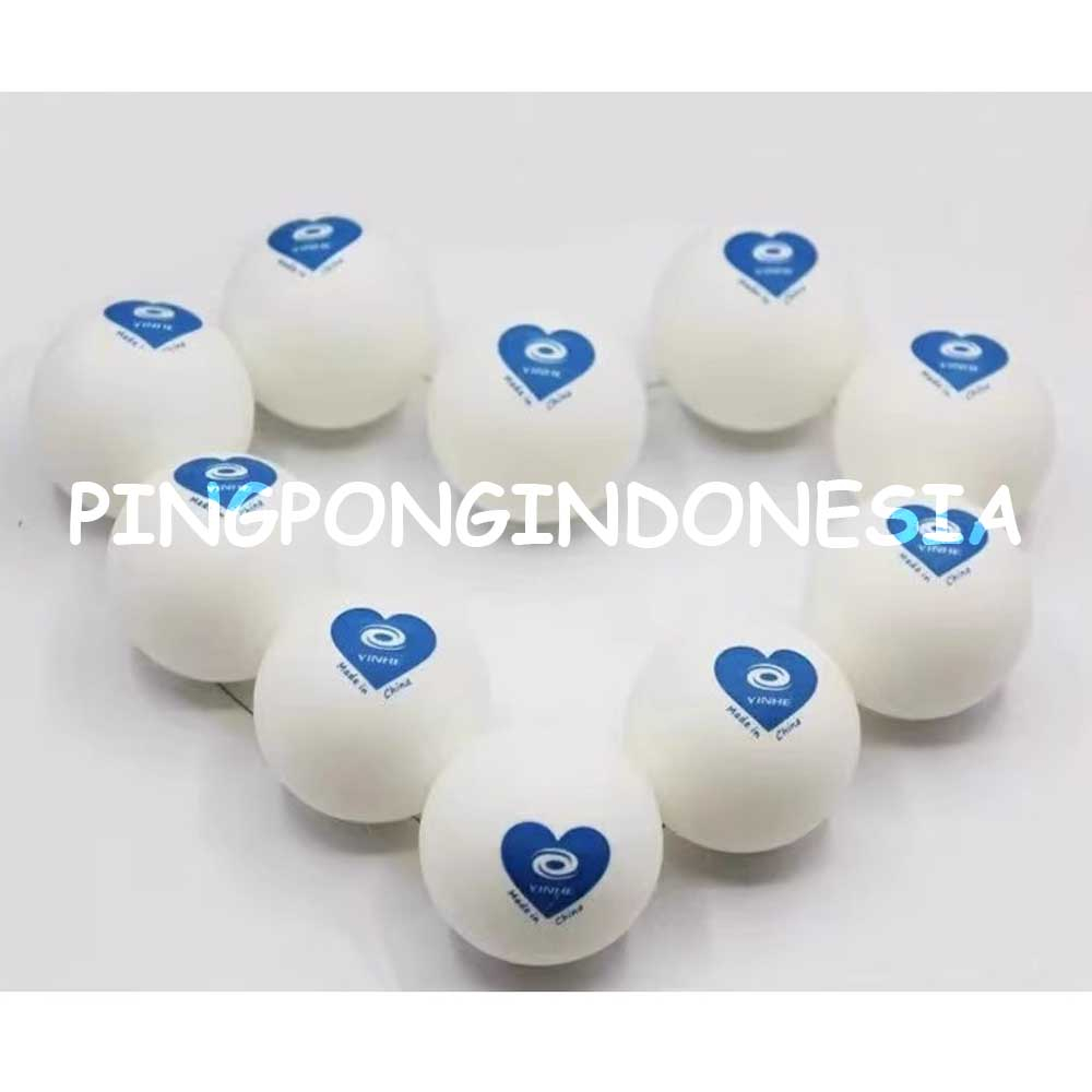 Jual Yinhe Love Blue Heart ABS 40+ 100 - Training Ball Bola Latihan Pingpong Biru Tenis Meja ...