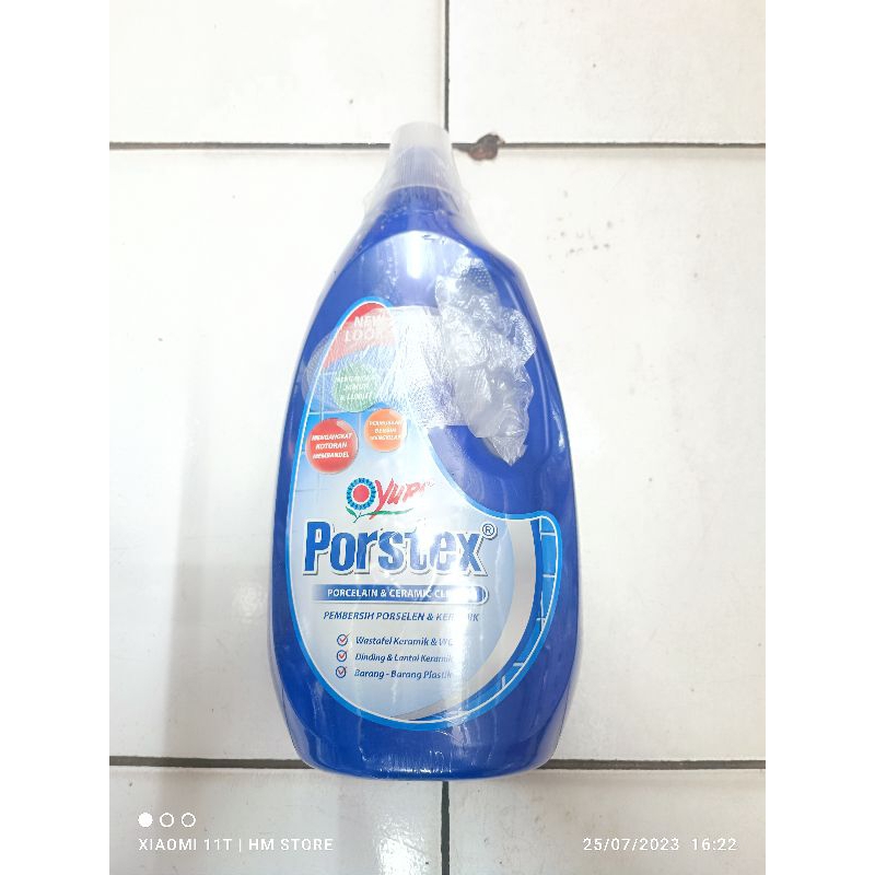 Jual PORSTEX BIRU 1 LITER | Shopee Indonesia