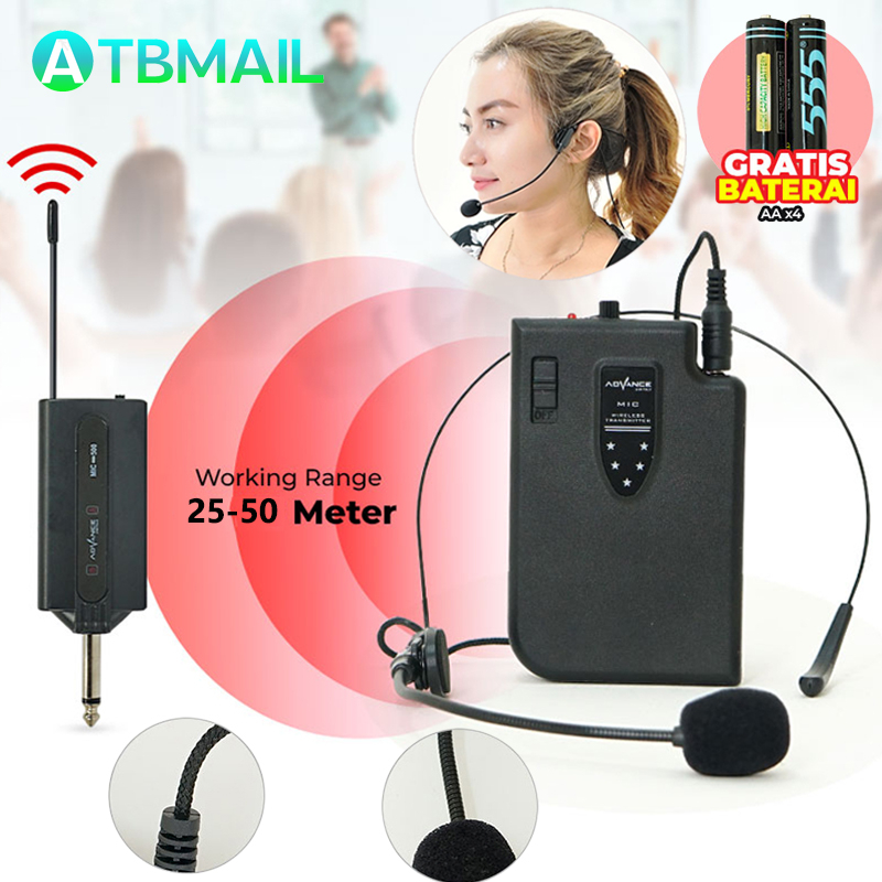 Jual Clip On Wireless Imam Masjid Jarak Koneksivitas Penggunaan Lebih ...