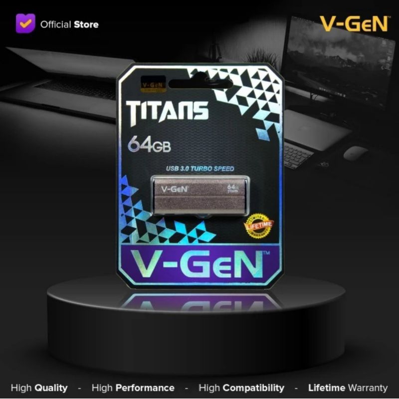 Jual USB Flash Disk 3.0 V-Gen Titans 16GB 32GB 64GB Vgen Titan Flash ...