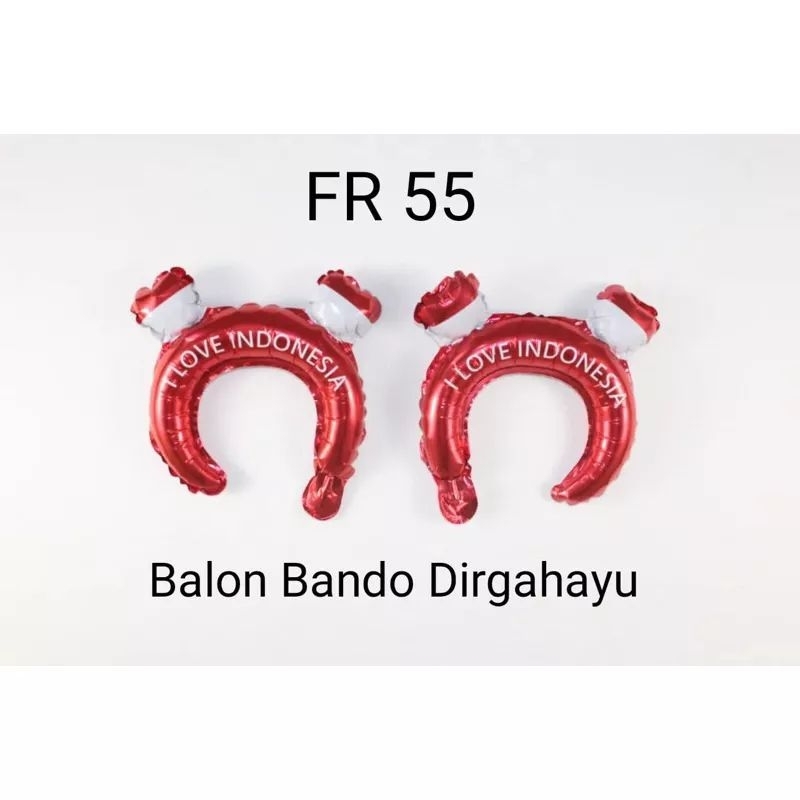 Jual Balon bando/ Foil Bando I LOVE INDONESIA | Shopee Indonesia