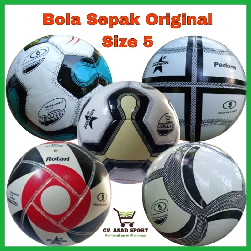 Jual Bola Sepak Original Size 5 Passport Standart Turnamen | Shopee ...