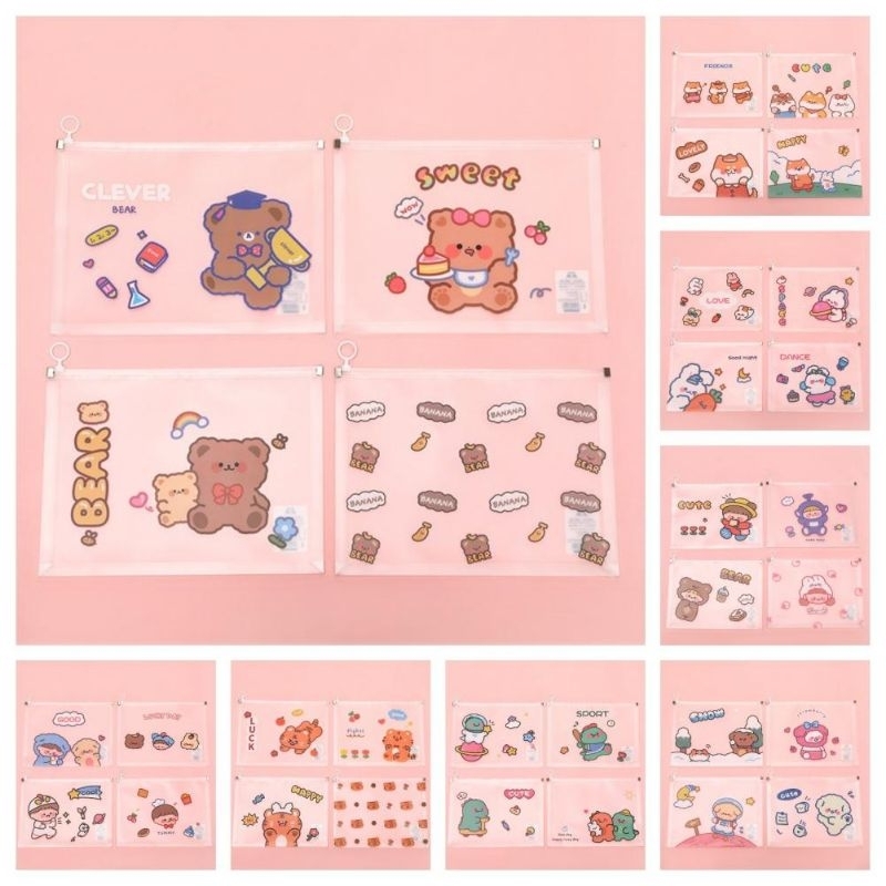 Jual Map Lucu untuk Simpan Berkas / Map Lucu Anak Sekolah / Map Simpan ...