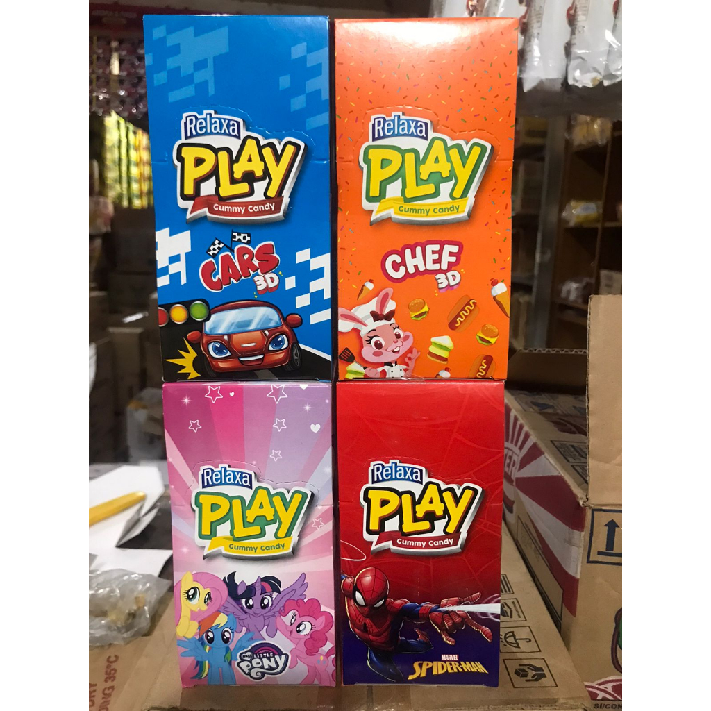 Jual RELAXA PLAY gummy candy 1 pak isi 12 pcs | Shopee Indonesia