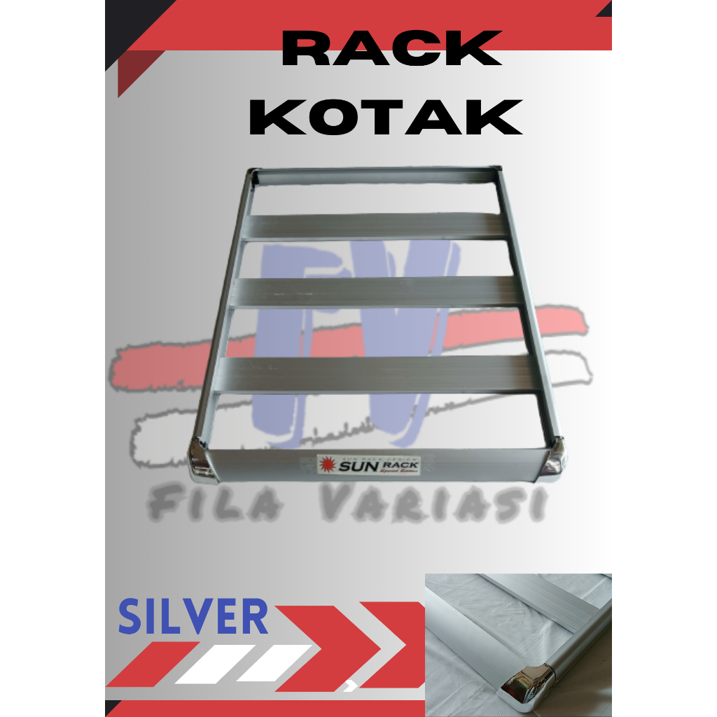Jual Rack Bagasi Atas Mobil Model Luxury Universal Aluminium Warna ...