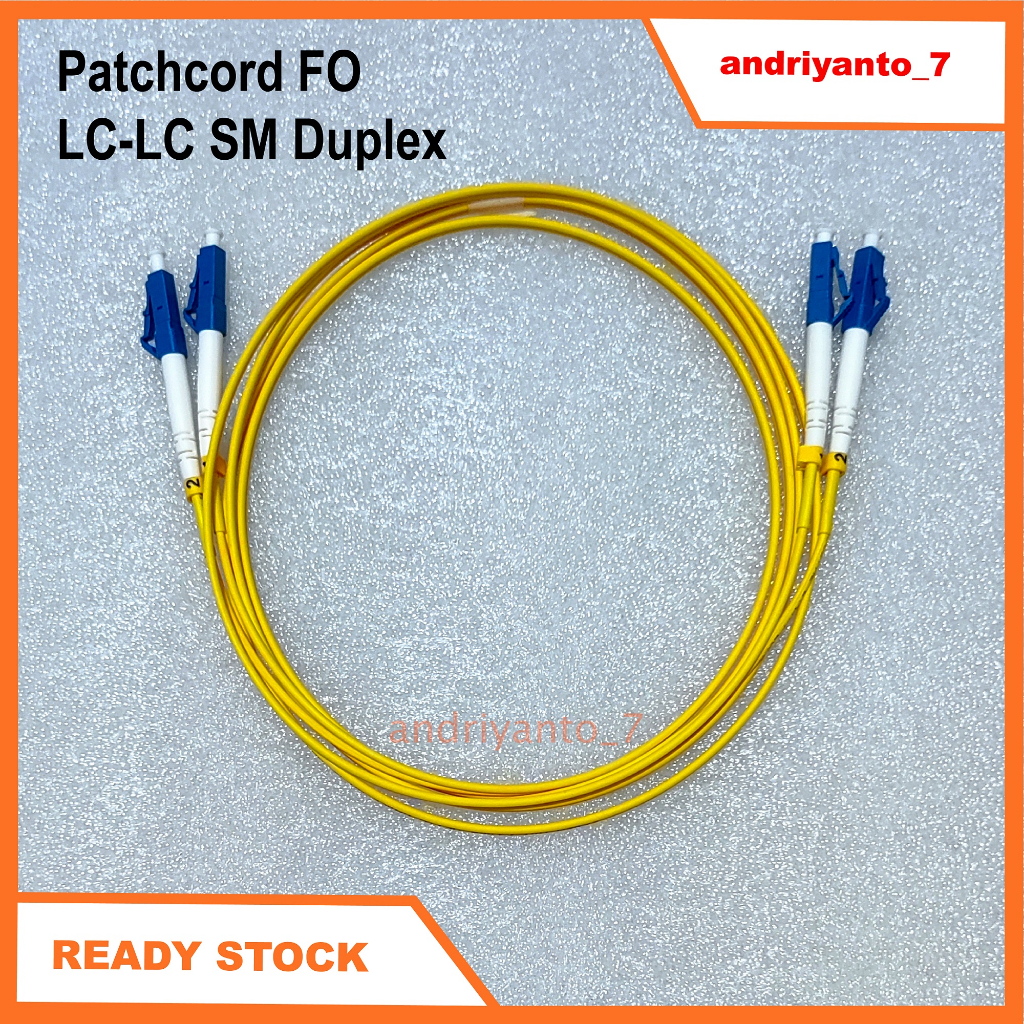 Jual Patchcord FO LC - LC 1 Meter Singlemode Duplex | Shopee Indonesia