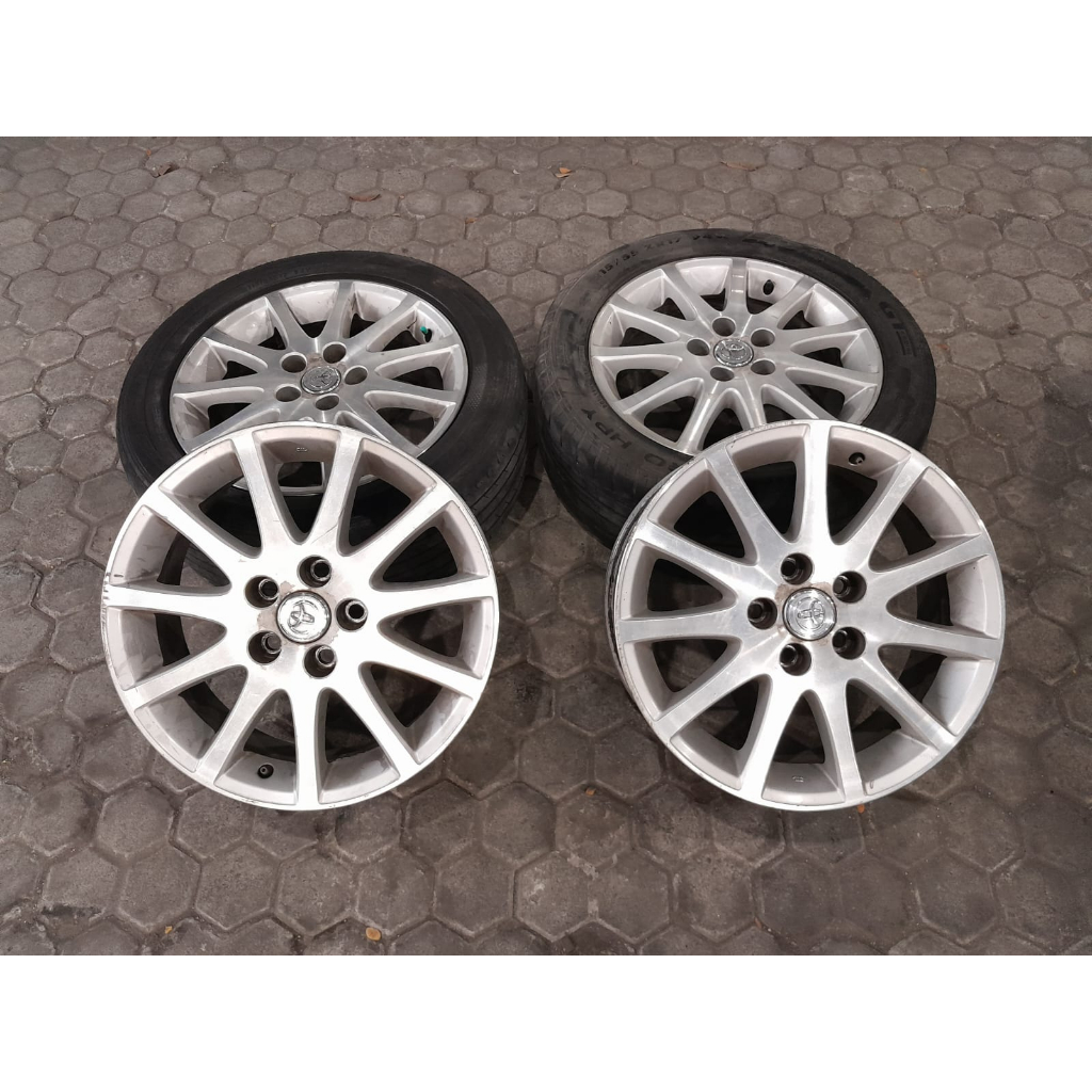 Jual VELG BEKAS OEM STD CAMRY R17X7 BAUT 5 PCD 5X114 ET50 | Shopee ...