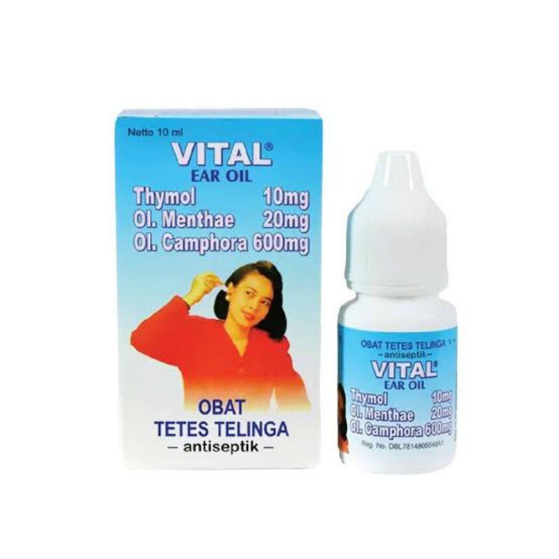 Jual Vital Ear Oil 10 ml/ Membantu meredakan infeksi pada telinga ...