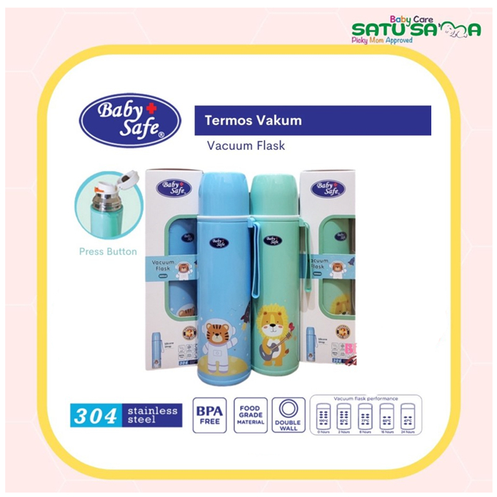 Jual BABY SAFE VACUUM FLASK CARTOON SERIES 500 ML TER04 | Shopee Indonesia