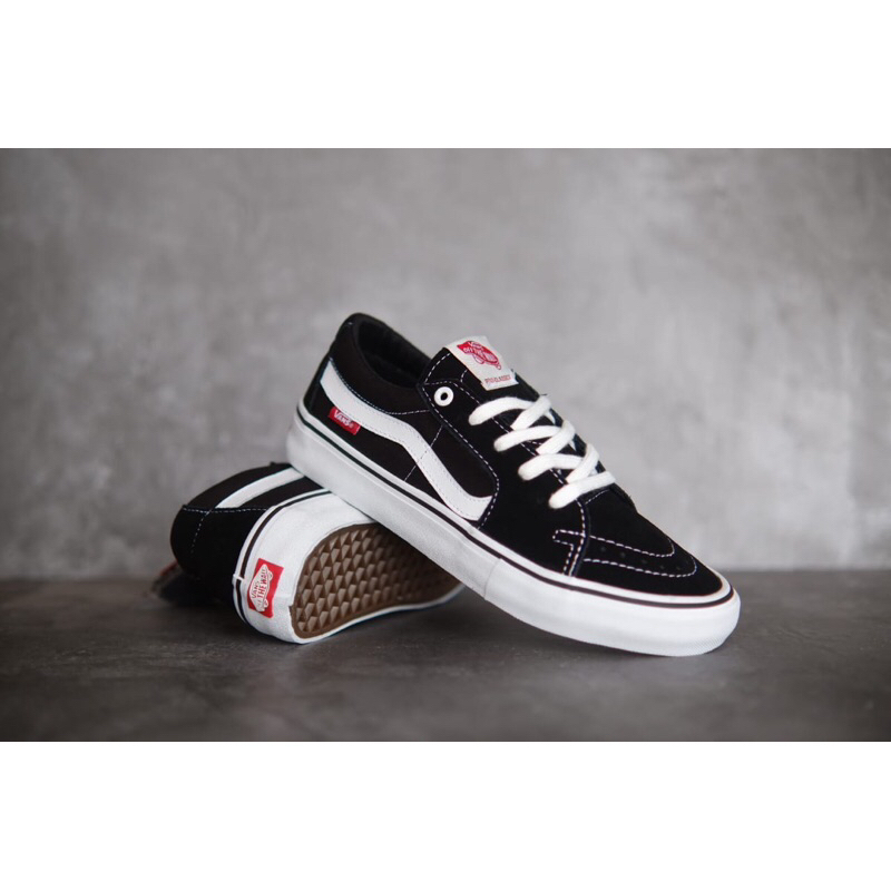 Jual Sk8 Low Pro Black White | Shopee Indonesia