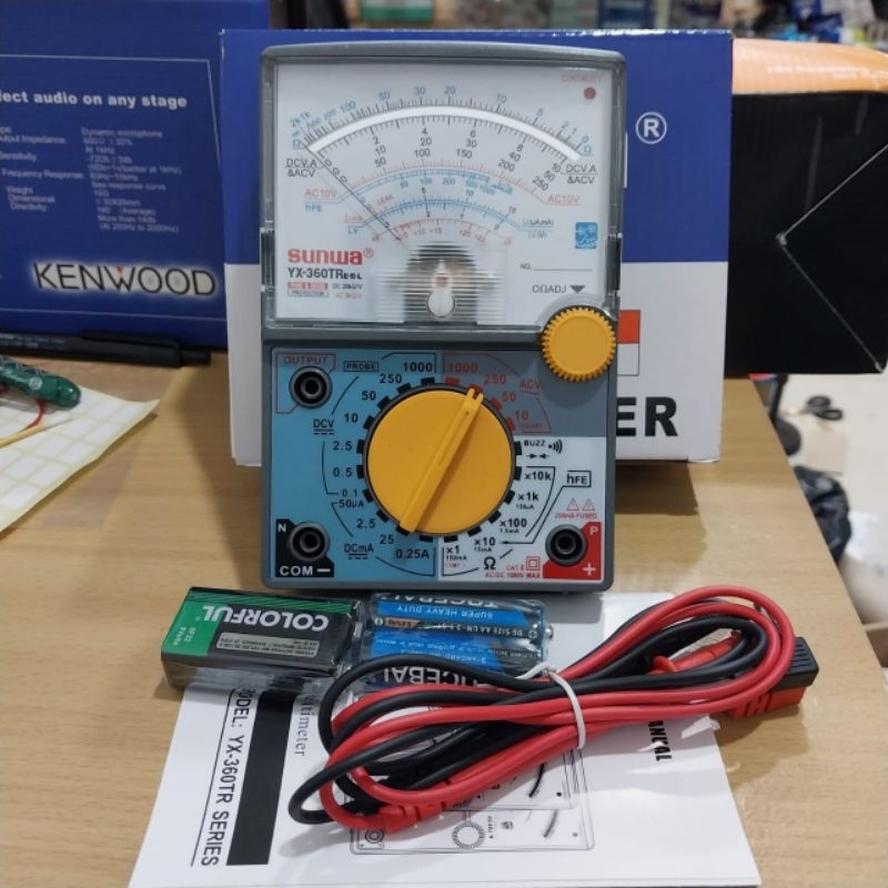 Jual Avometer Multimeter Multitester Analog Sunwa YX-360TR | Shopee ...