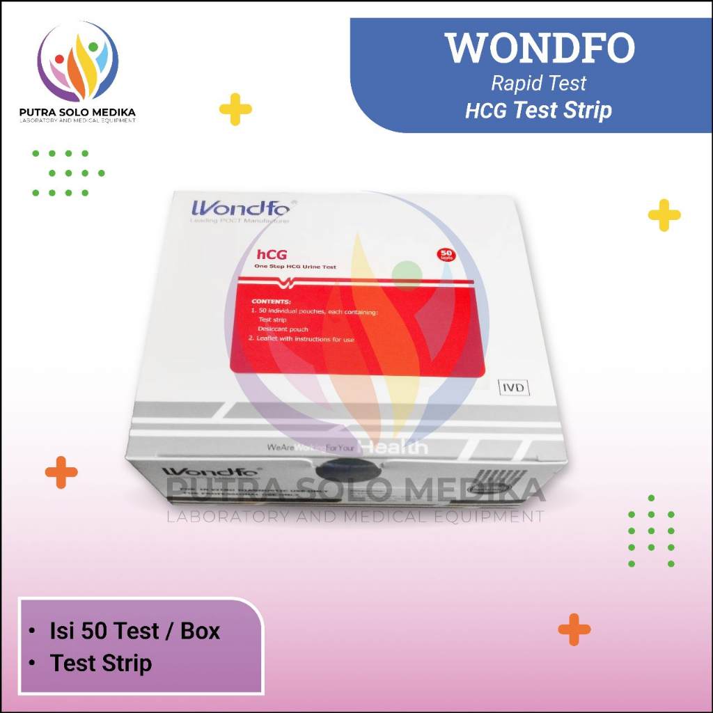 Jual HCG STRIP TEST (50 TEST) | RAPID TEST WONDFO | Shopee Indonesia