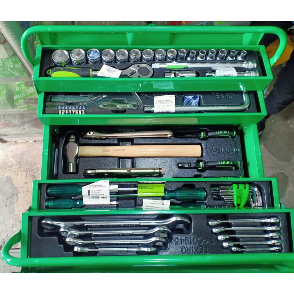 Jual TEKIRO TOOL KIT 72PCS / MECHANIC TOOL BOX | Shopee Indonesia
