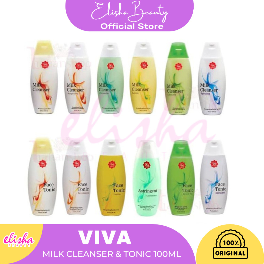 Jual VIVA MILK CLEANSER & TONIC 100ML | Shopee Indonesia