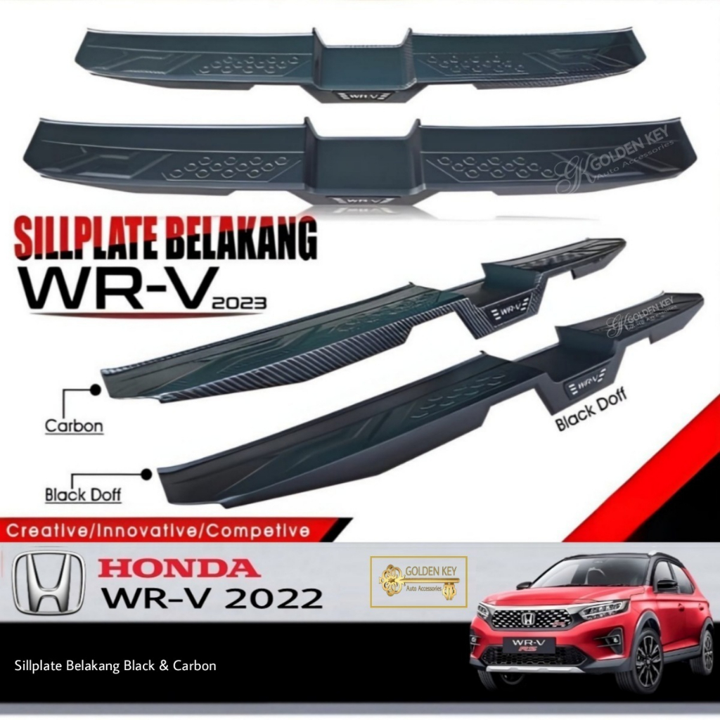 Jual Sillplate Belakang WRV 2022 Rear Scuff Plate Model Deluxe | Shopee ...