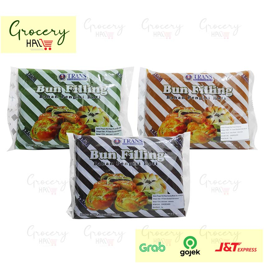 Jual TRANS BUN FILLING 1 KG [ ISIAN ROTI RED BEAN / PANDAN / DAUYONG ...