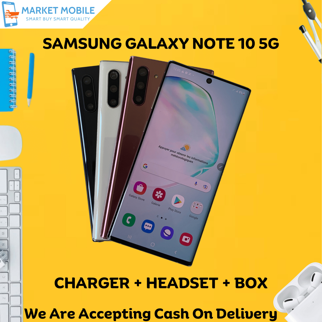 Jual Samsung Galaxy Note 10 5G second original Hp Samsung N 10 5G Seken/Bekas | Shopee Indonesia