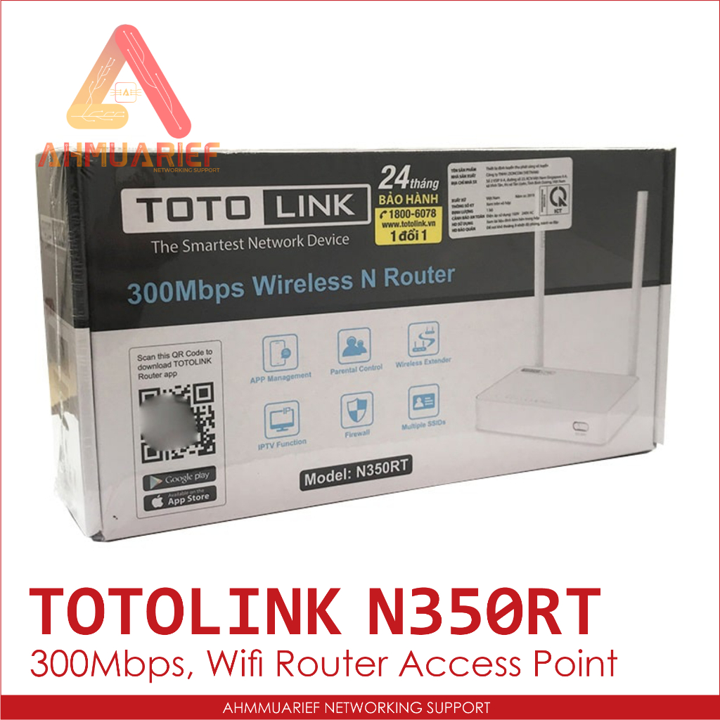 Jual TOTOLINK N350RT WIRELESS ROUTER ACCESS POINT REPEATER WISP | Shopee Indonesia