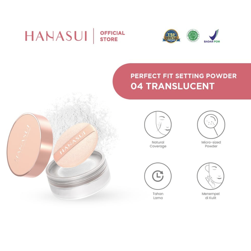 Jual Hanasui Perfect Fit Setting Powder 12Gr (NEW) | Shopee Indonesia