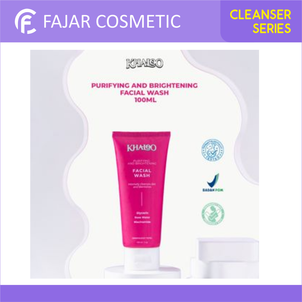 Jual FAJARCOSMETIC - KHALOO Purifying and Brightening FACIAL WASH ...