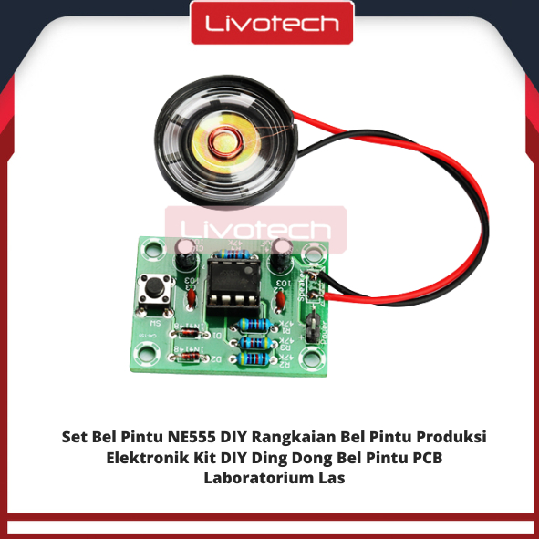 Jual DIY Kit Bel Pintu Ding Dong NE555 Hobi Rakit Komponen Elektronika | Shopee Indonesia