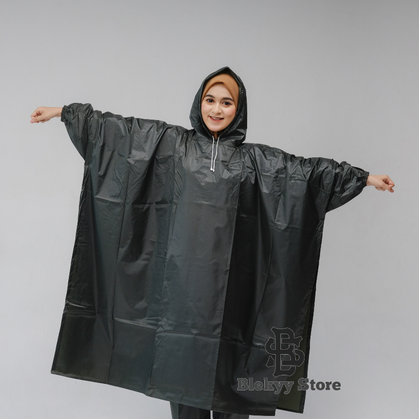 Jual RAINCOAT, JAS HUJAN JUMBO PONCO LENGAN/KELELAWAR PRIA WANITA DEWASA | Shopee Indonesia