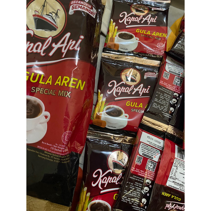 Jual KAPAL API GULA AREN 10 X 23G | Shopee Indonesia