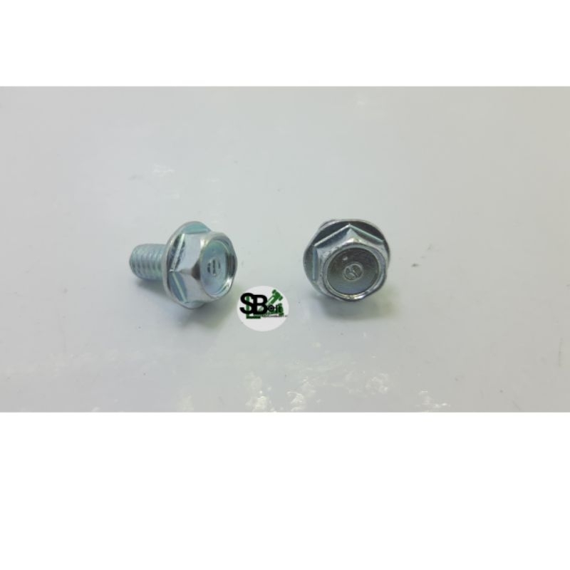 Jual baut bolt topi flange 10 panjang 1cm m6 x 10 baut original ...