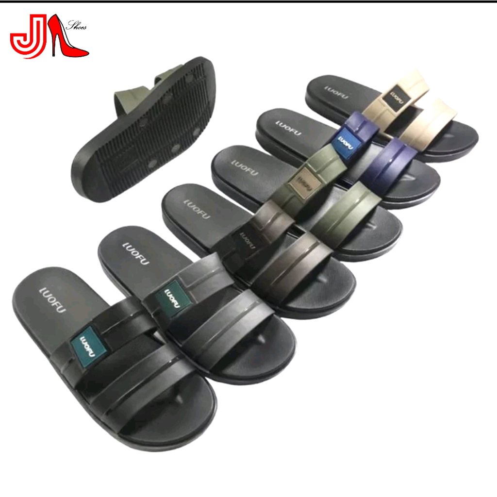 Jual LUOFU F6208-SH6W Sandal Selop Pria Eva Ban Dua | Shopee Indonesia