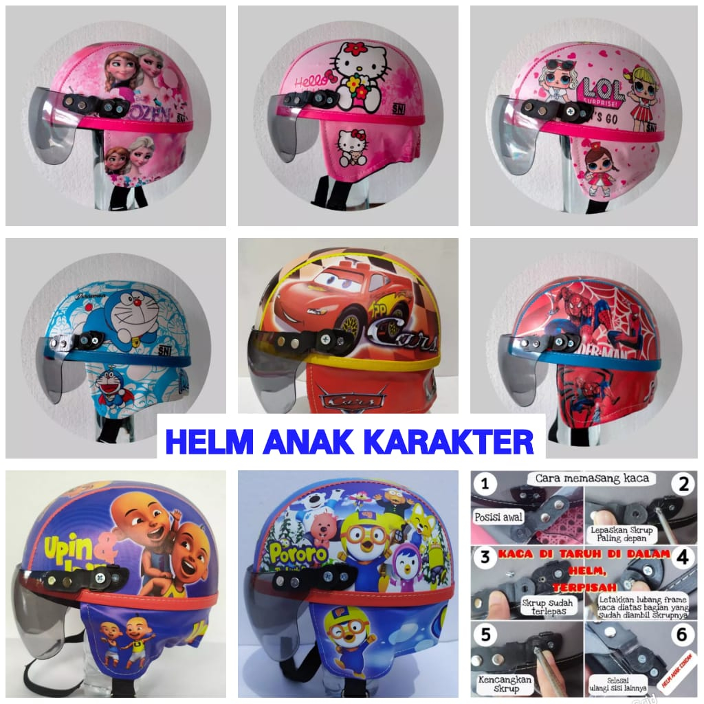 Jual Pekanbaru Tgl 15 Oktober 2025 - Helm anak - Helm Bogo Anak Motif ...