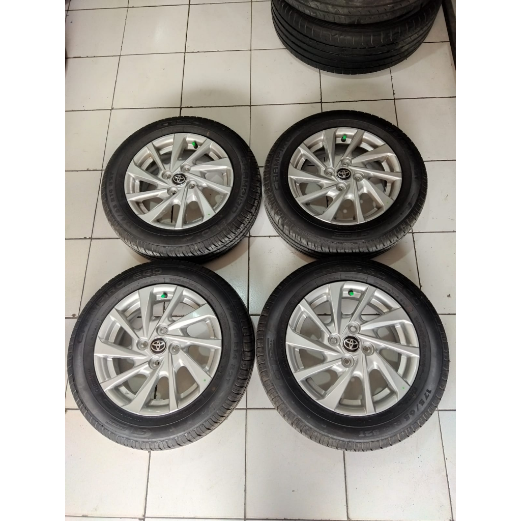 Jual velg mobil bekas OEM AGYA ring 14 pcd 4x100 plus ban 175 65 r14 | Shopee Indonesia