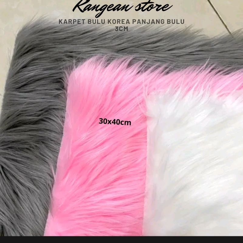 Jual Karpet bulu kecil Alas foto produk kain bulu korea background ...