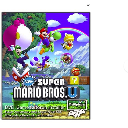 Jual kaset cd game pc New SUPER MARIO BROS. U - PC DVD Game ps1 ps2 ps3 ...