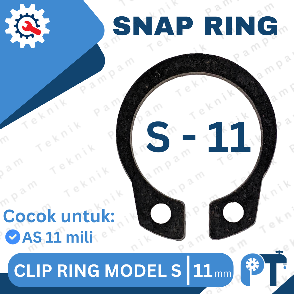 Jual SNAPRING S11 SNAP RING S 11 - AS 11mm ADT SPARE PART POMPA AIR | Shopee Indonesia