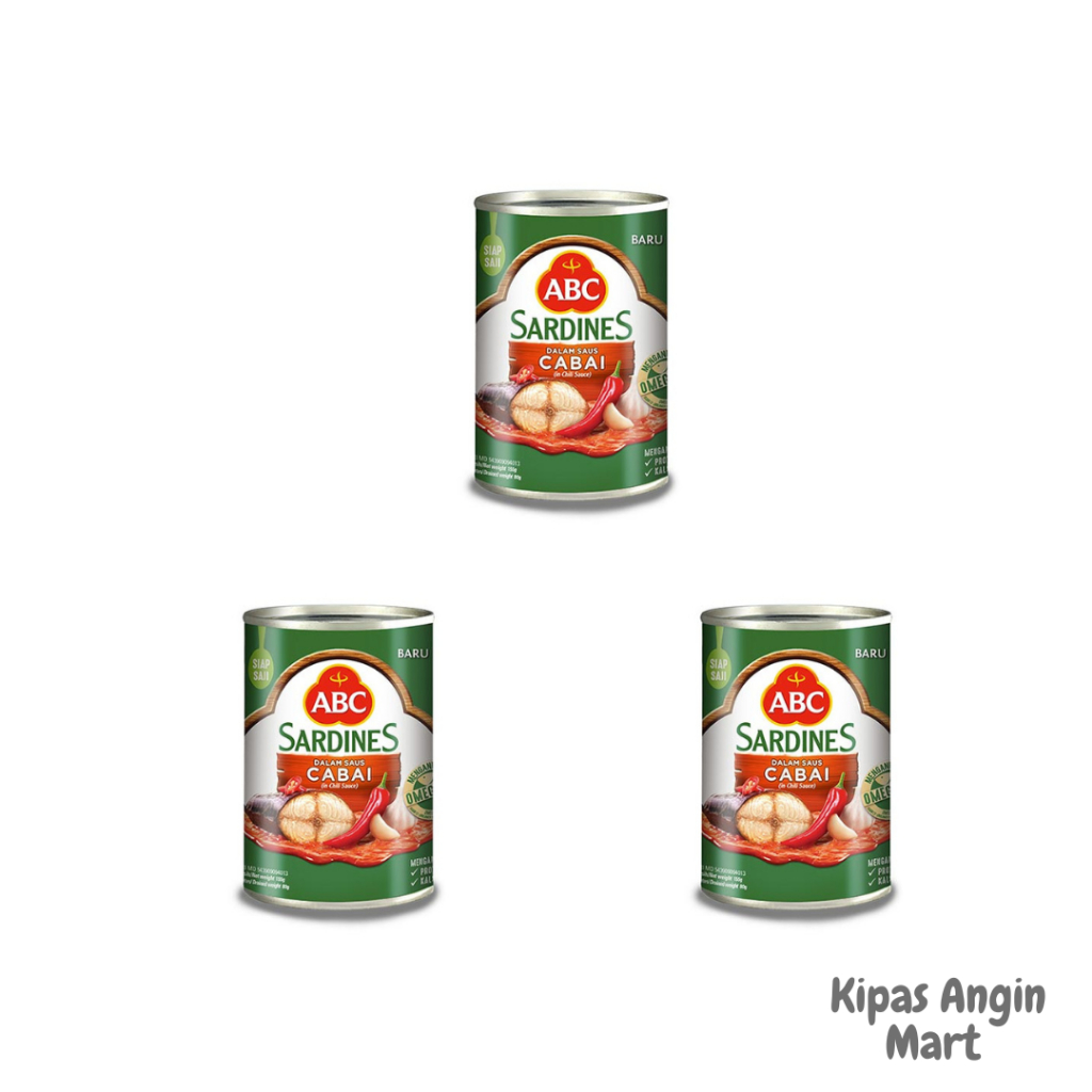 Jual Sarden Abc Cabai Sarden Abc Kaleng 155g Abc Sarden Abc Sarden ...