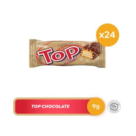 Jual Wafer Top Chocolate Delfi 9 g ( 24pcs / Box ) | Shopee Indonesia