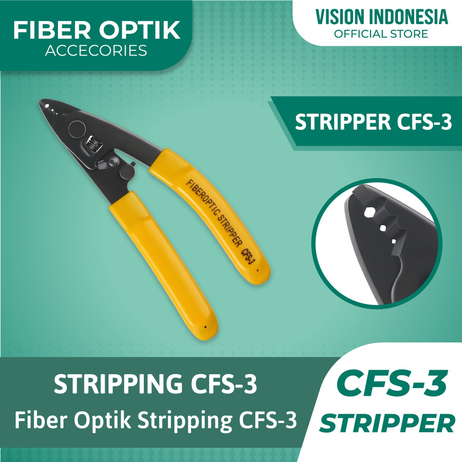 Jual FIBER OPTIC STRIPPING CFS-3|TANG PENGUPAS KABEL FIBER OPTIC ...