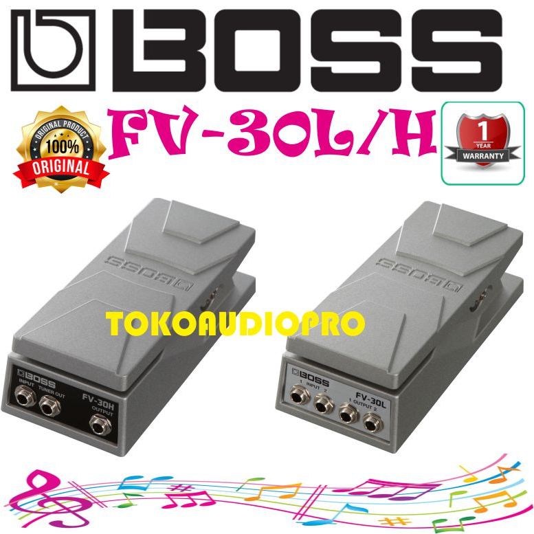 Jual Pedal Boss FV-30 Pedal Volume Boss FV30 FV30L Boss FV30H - FV-30L ...