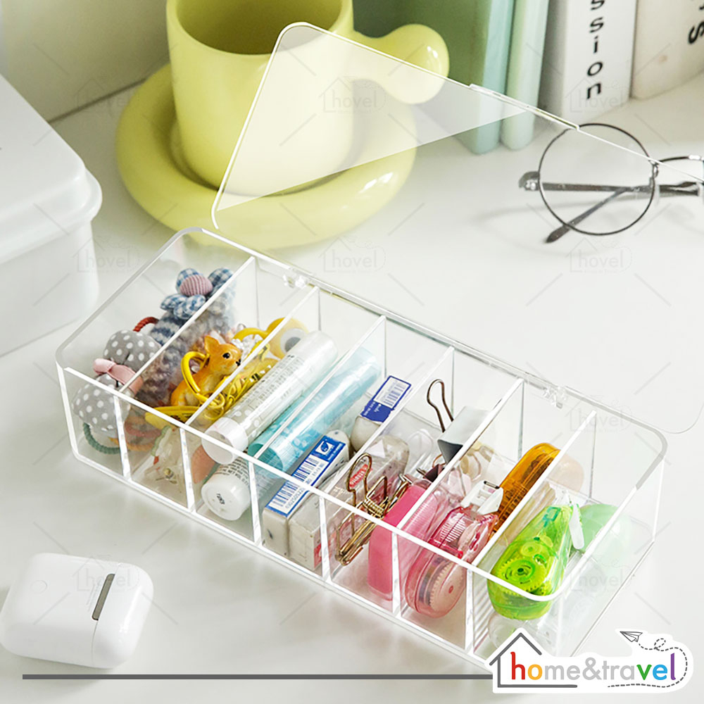 Jual HOVELSHOP Kotak Acrylic Tempat Kabel Data Flashdisk USB Storage ...