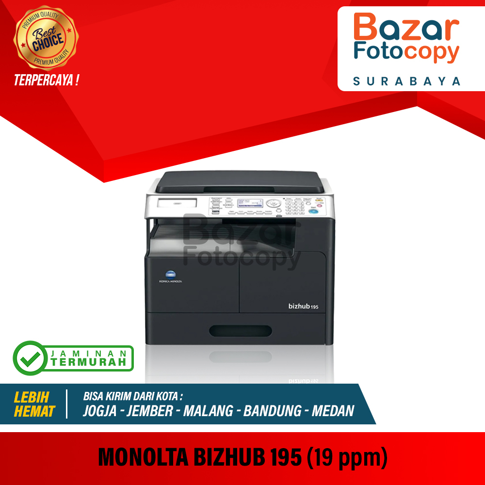 Jual Mesin Fotocopy Minolta Bizhub 195 Ready Stock | Shopee Indonesia