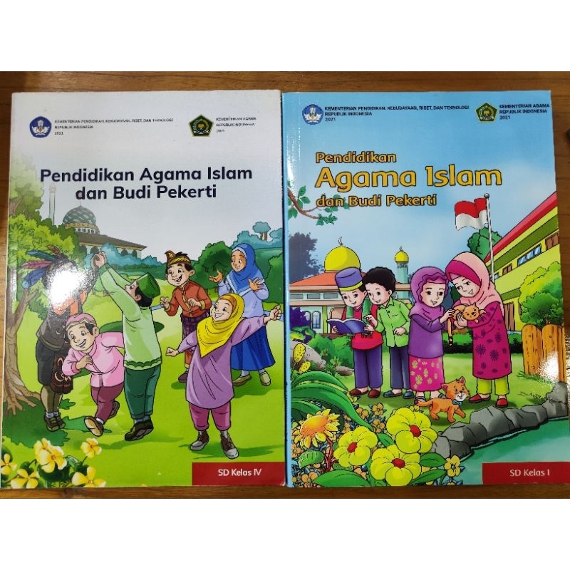 Jual Buku Pendidikan Agama Islam dan Budi Pekerti SD Kelas 1 2 4 Kurikulum Merdeka Kemendikbud ...