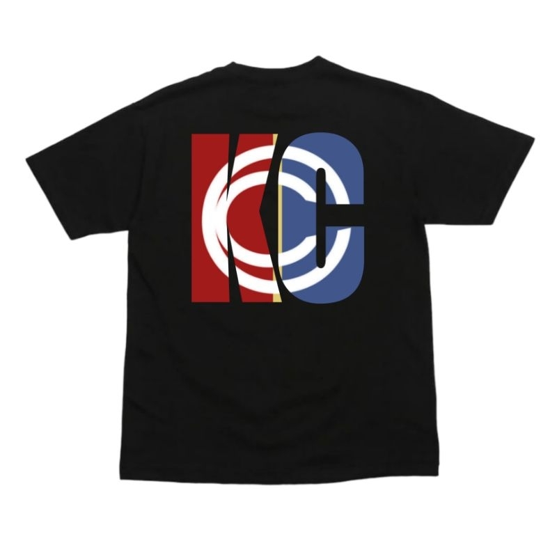 Jual KESINA T-SHIRT | LOGO IN LOGO | KAOS PENDEK HITAM | Shopee Indonesia