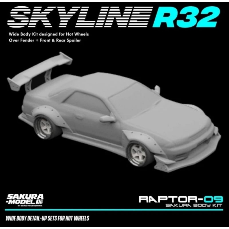 Jual Body Kit add on for Nissan Skyline R32 Hotwheels | Shopee Indonesia